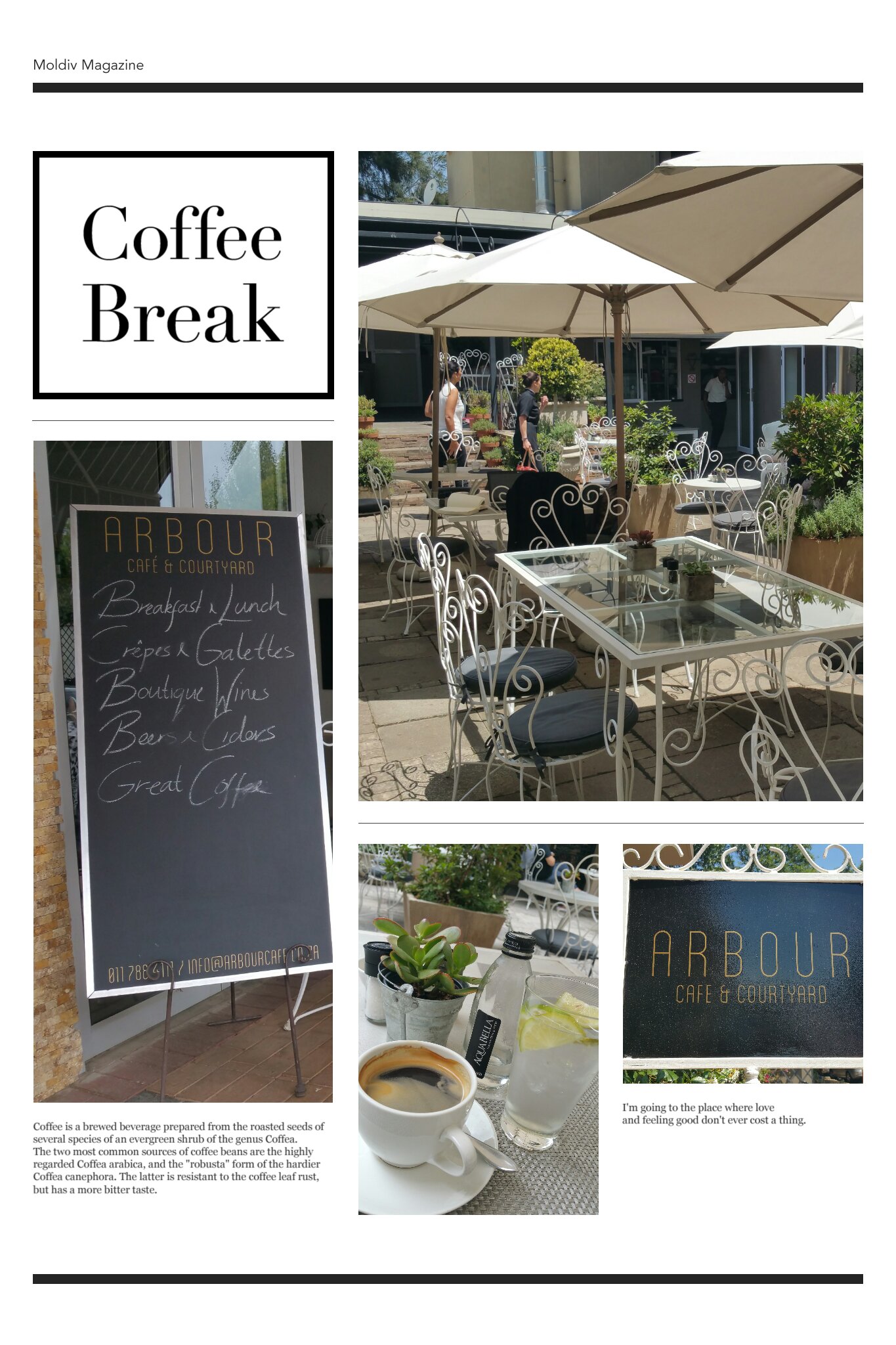 Arbour Café and Courtyard – SPLENDID EXPERIENCES